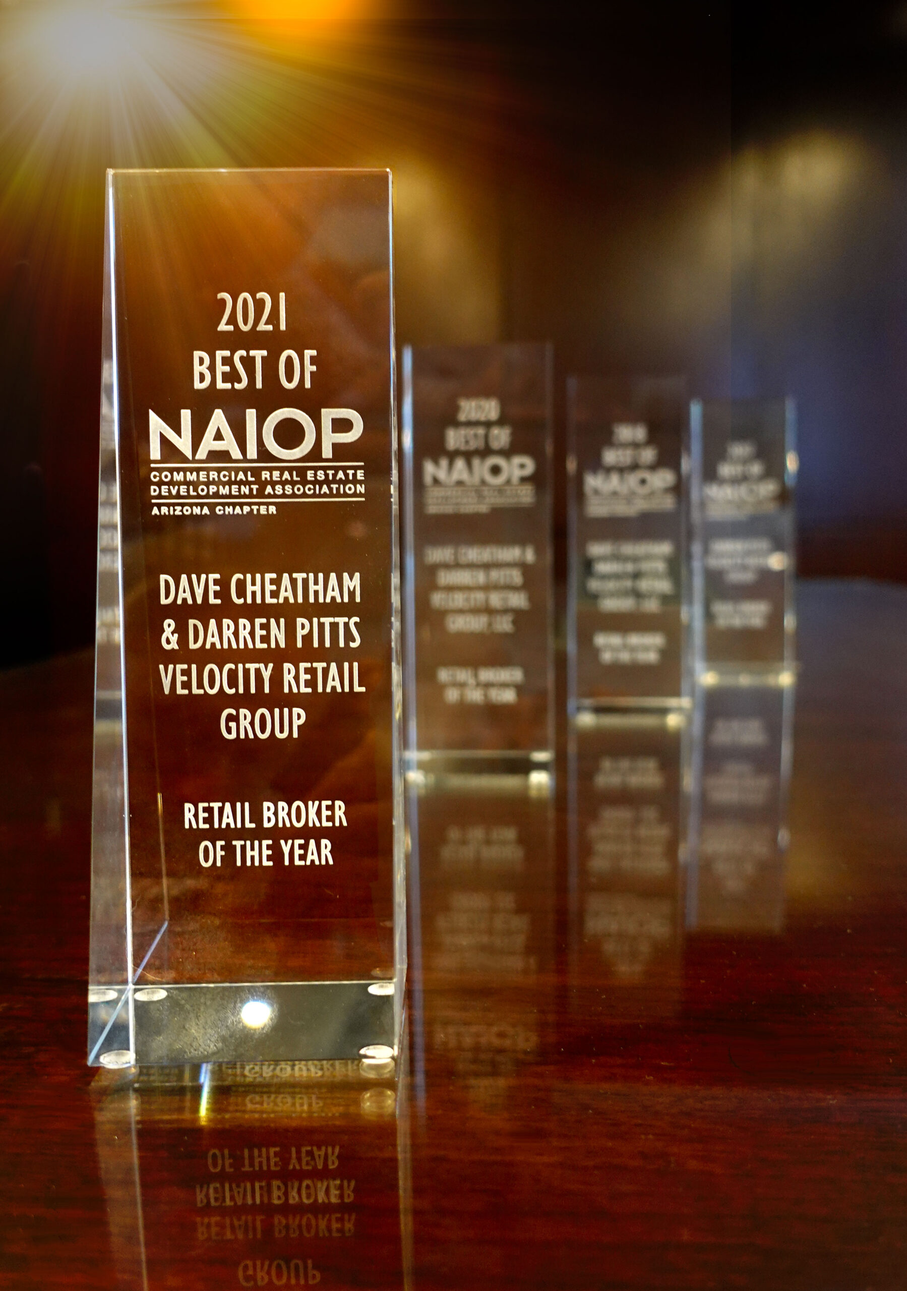 Dave Cheatham & Darren Pitts NAIOP Retail Broker Of The Year