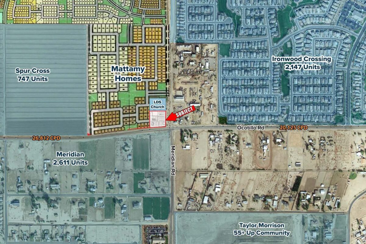 Ocotillo Road & Meridian Rd - NWC - Velocity Retail Group